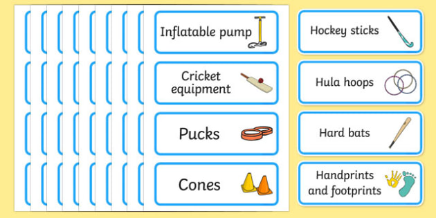 PE Resource Labels - PE label, PE equipment, PE, physical