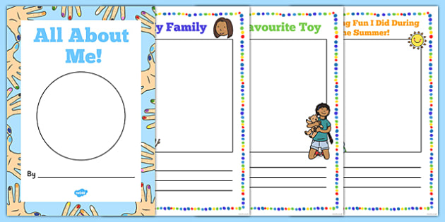 All About Me Transition Booklet