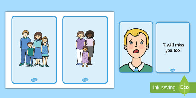 Social Situation: Parents Working Away From Home - social story