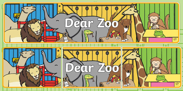 Display Banner to Support Teaching on Dear Zoo - Dear Zoo, Rod