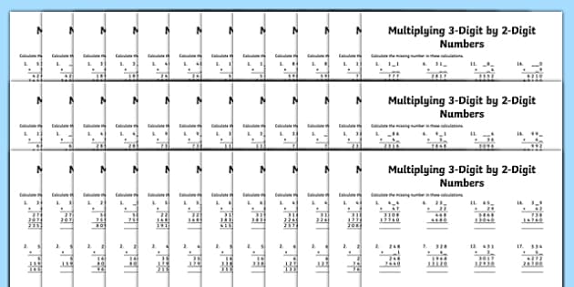 Multiplication 3 Digit X 2 Digit Missing Numbers Differentiated multiplication-3-digit-x-2-digit-missing-numbers-differentiated