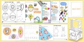 Hen Life Cycle Worksheets - Hen, egg, chick, hatch, Life cycle