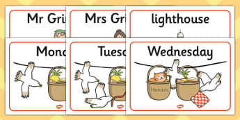 The Lighthouse Keeper's Lunch - Ronda Armitage Primary - Page 1