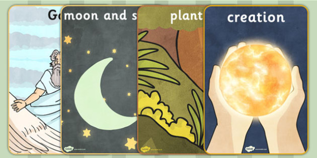 Jewish/Christian Creation Story Posters - religion, creation, RE