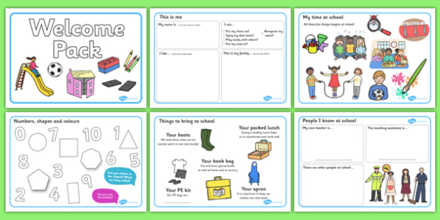 Foundation Stage 2 Welcome Pack - Back to school, welcome pack