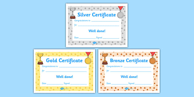 Bronze Design Certificate Of Recognition Ms Word Template - Bank2home.com