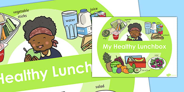 Healthy Lunch Box Poster