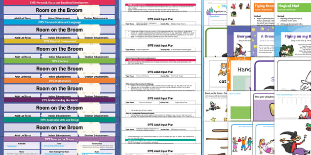 Room on the Broom EYFS Lesson Plan Enhancement Ideas and