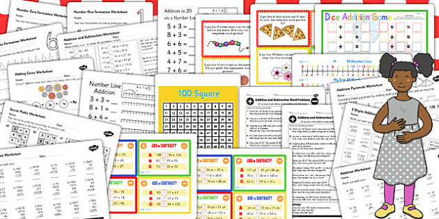 KS3 Maths Addition Catch Up Resource Pack - ks3, maths, catch up