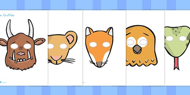 The Gruffalo Role-Play Masks - australia, gruffalo, role-play