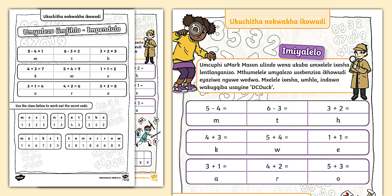 Robotics And Coding Encoding A Secret Message IsiXhosa