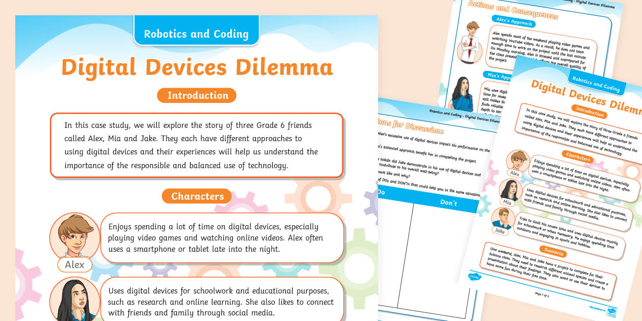 Robotics And Coding Case Study Digital Devices Dilemma