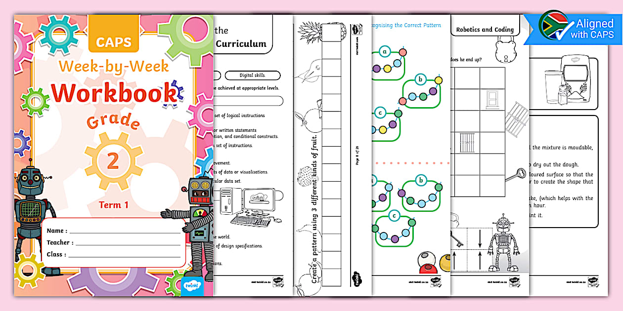 Robotics And Coding CAPS Curriculum Grade 2 Term 1 Work Book