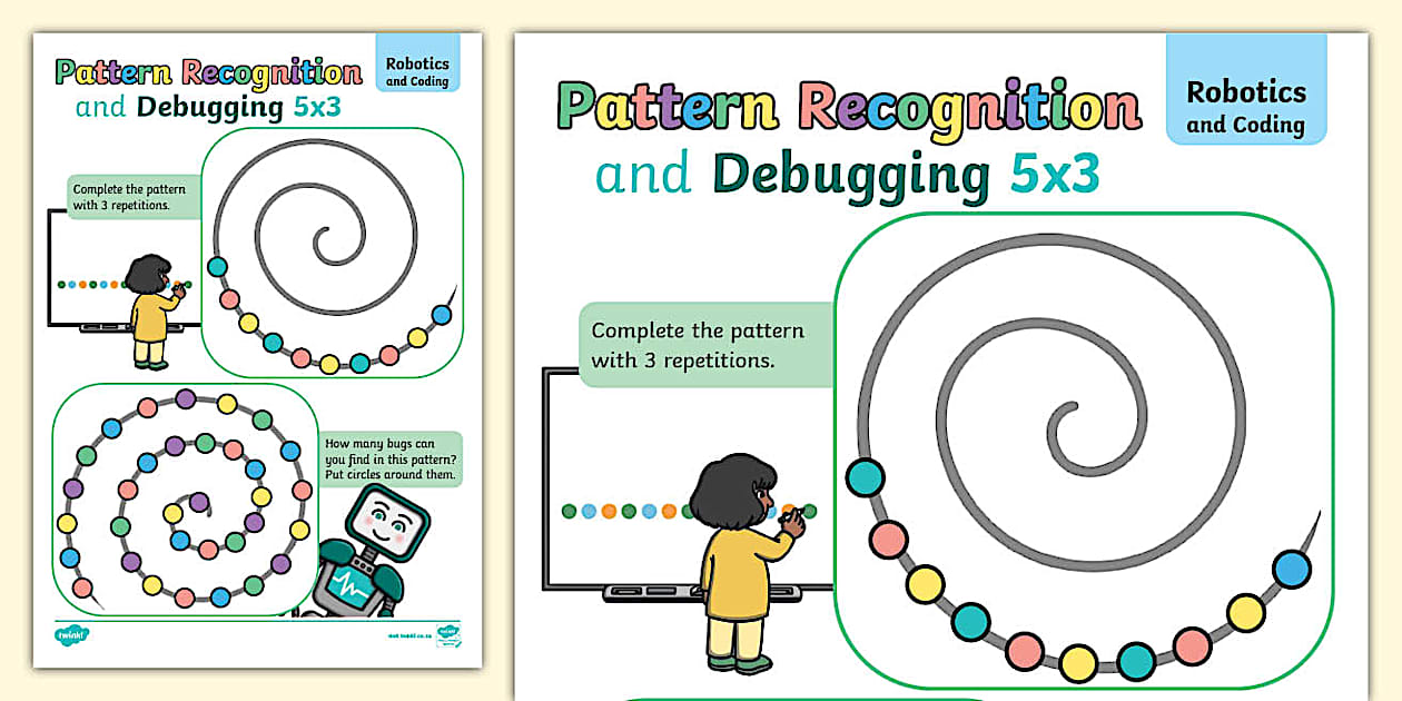 Pattern Recognition Complete And Debug Spiral Teacher Made