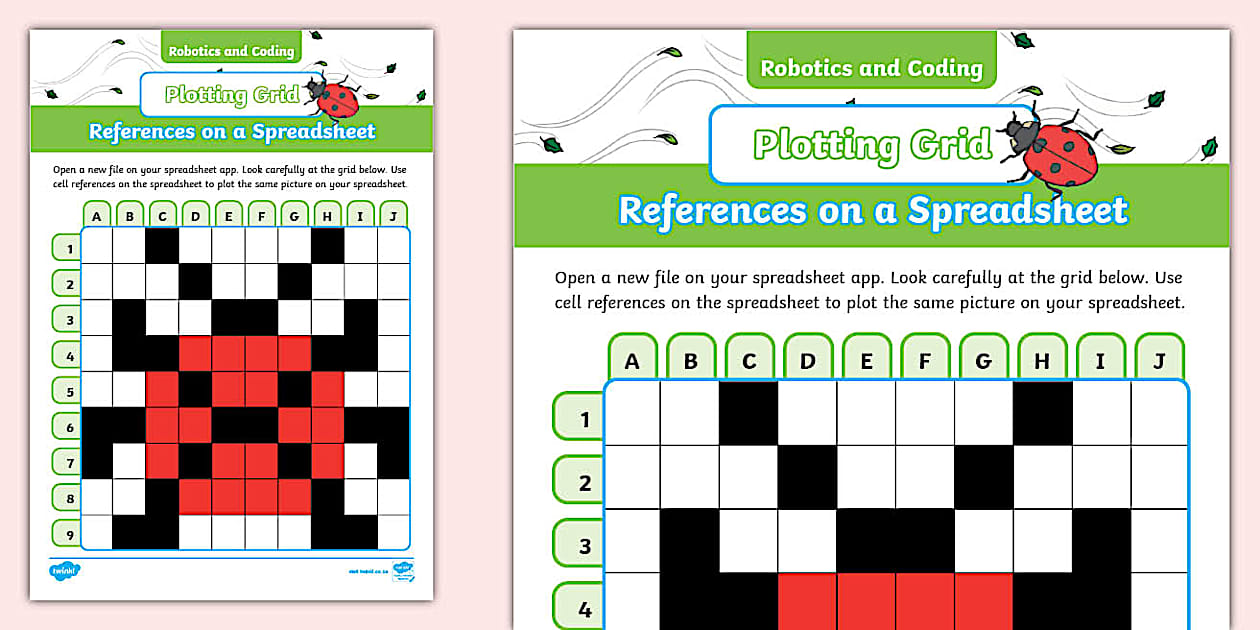 Robotics And Coding Plotting Grid References Twinkl