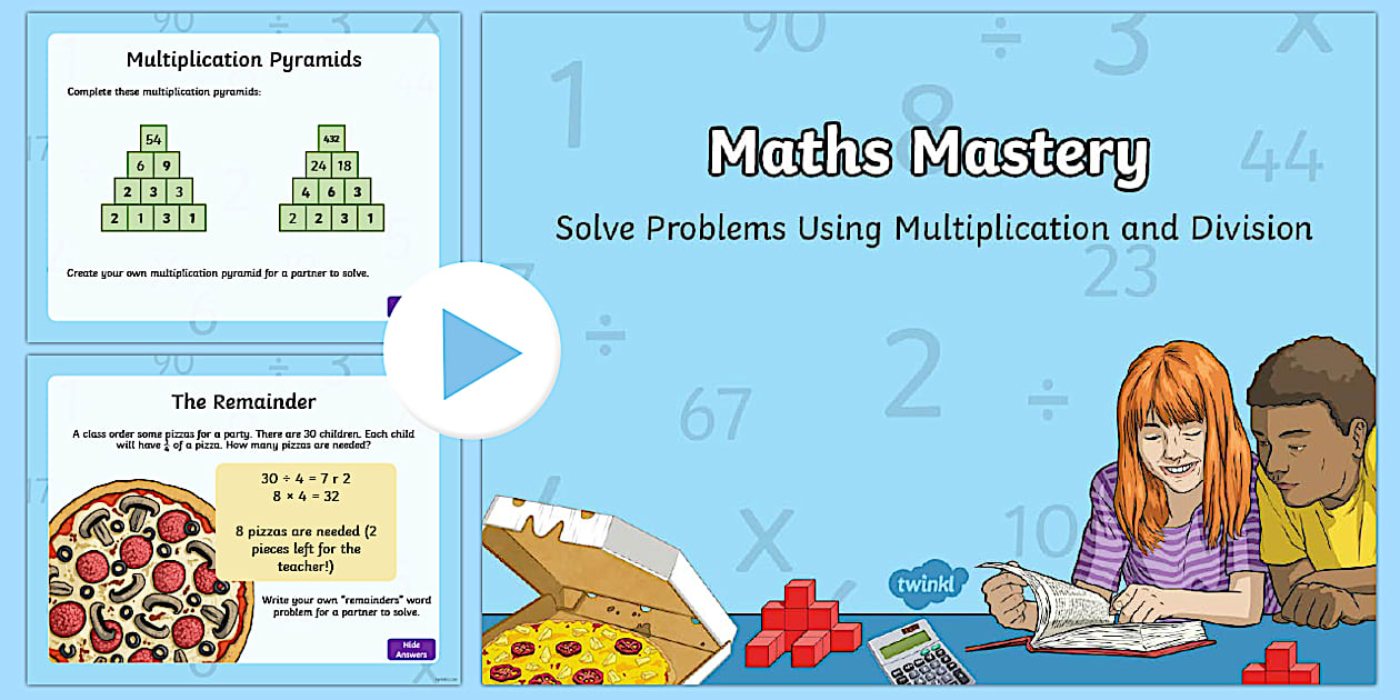 Multiplication And Division Solve Problems Using Multiplication And