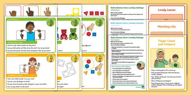 EYFS Maths Challenges White Rose Maths Match Sort Compare