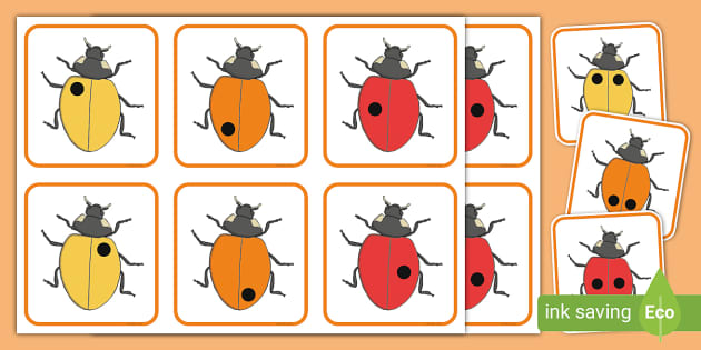 Ladybird 1 And 2 Sorting Cards Twinkl Twinkl