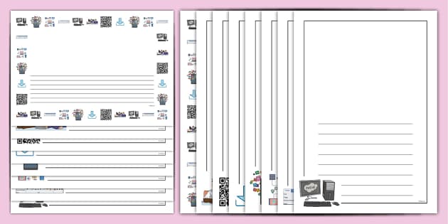 KS2 Information Technology Page Borders Twinkl Computing