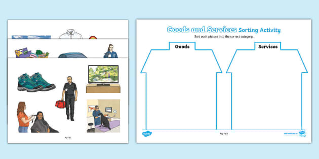 Goods And Services Sorting Activity Professor Feito