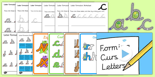 Cursive Handwriting and Letter Formation Pack - Cursive