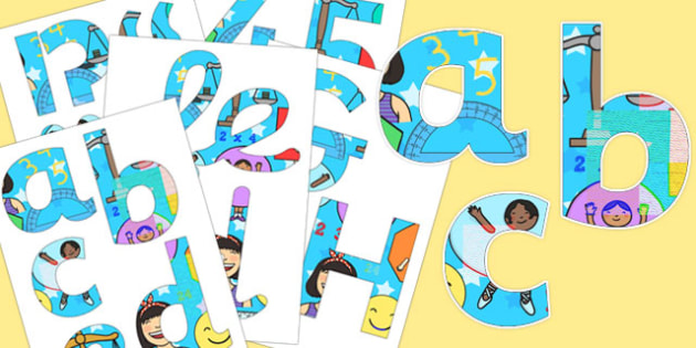 Maths Display Lettering - numbers, letters, numeracy, display