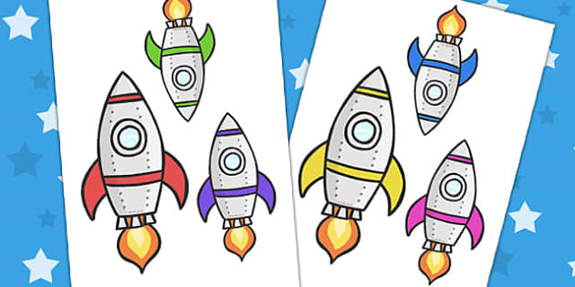 Space Ship Cut Outs - space, ship, cut outs, cutting, cutting