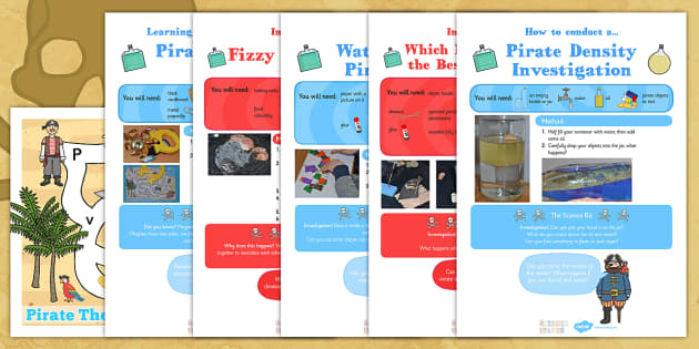 Pirate Science Experiments At Home - pirates, experiment