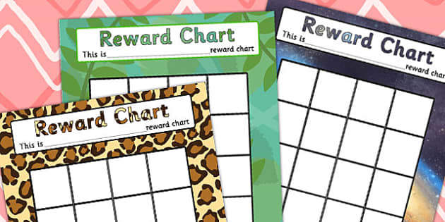 Reward Chart - rewards, award, praise chart, behaviour