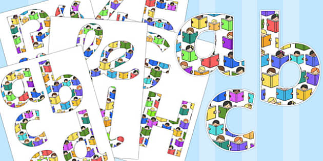 Reading Display Lettering - reading, display lettering, display