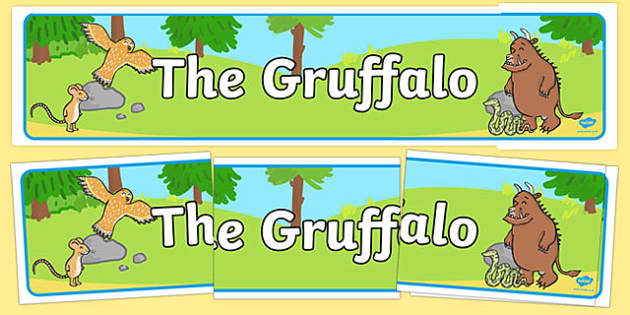 The Gruffalo Display Banner - The Gruffalo, resources, mouse