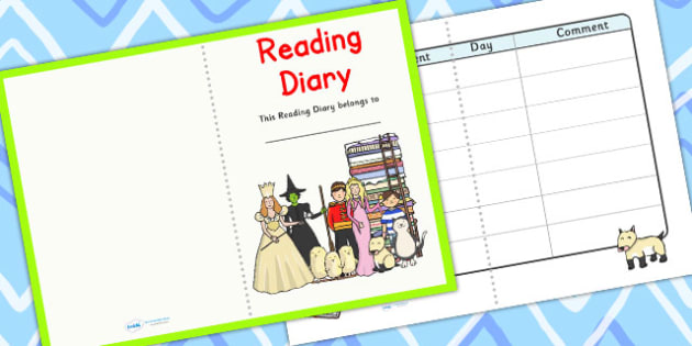 Reading Diary - education, home school, free, learning, journal