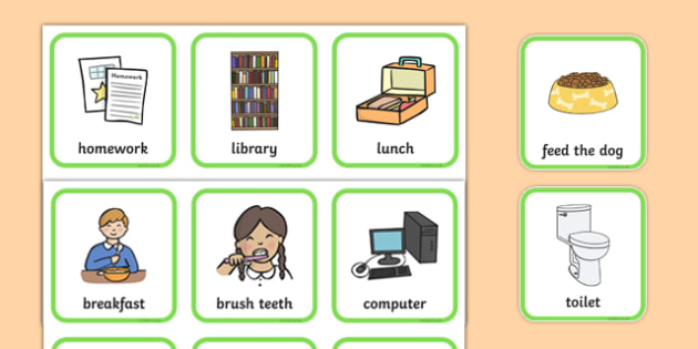 KS1 Visual Timetable - Visual Timetable, SEN, Daily Timetable