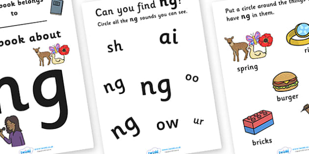 My Phase 3 Digraph Workbook (ng) - Digraph Formation, Phase 3