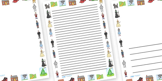 Wizard of Oz Page Borders - Wizard of Oz, Oz, Dorothy, yellow