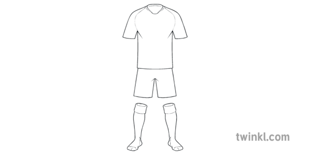 Blank Football Kit World Cup KS2 Illustration Twinkl