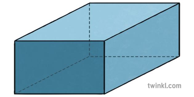 Cuboid 3D Shape Geometry Maths General Dimensional Science PlanIt KS2