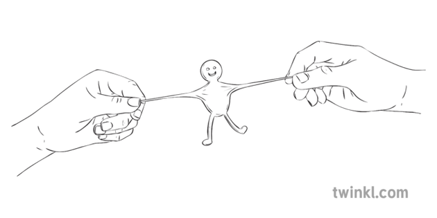 Hands Pulling Stretchy Toy Friction Science Physics Rubber Play Stretching