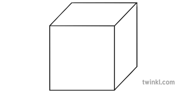 MAB Blocks One Black and White Illustration - Twinkl