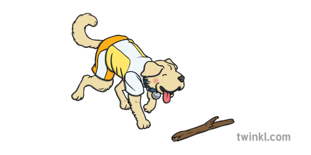 Rex Retriever Dog Golden Retriever SATs Reading English KS1 Illustration