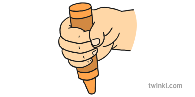 Cylindrical Grasp Illustration - Twinkl