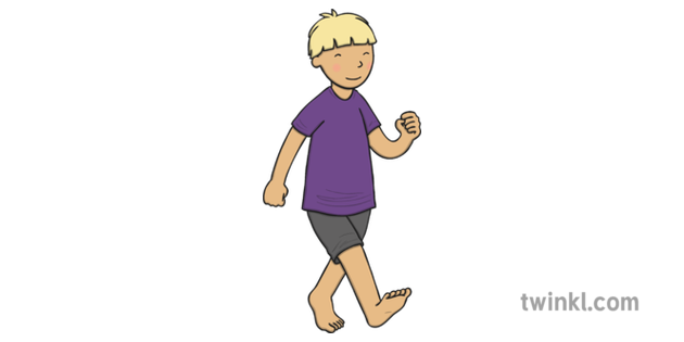 Marcher Illustration - Twinkl