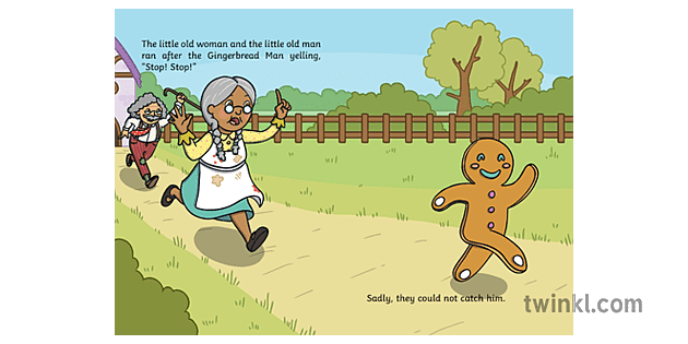 05 06 oude vrouw en oude man chase the gingerbread man open eyes the