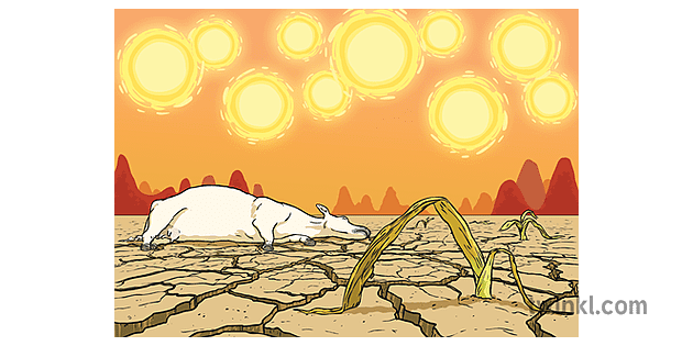 10 Suns Withered Landscape - Twinkl