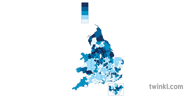2013 смертность choropleth map uk geography ks3