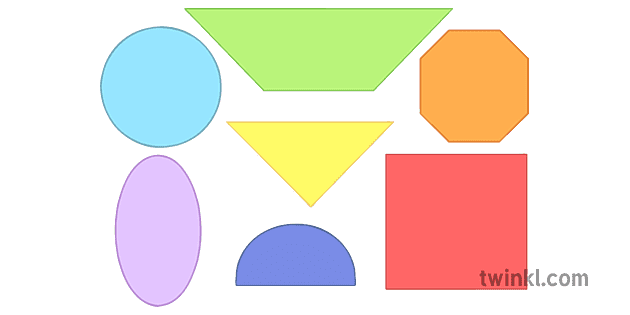 2d formas planas 1 Ilustración