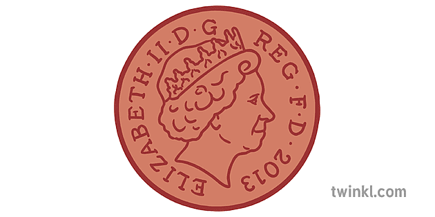 2p penny coin head lehlakoreng - Twinkl
