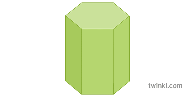 3D formas hexagonal prisma geral matemática geometria secundária