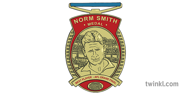 medal afl norm smith Illustration - Twinkl