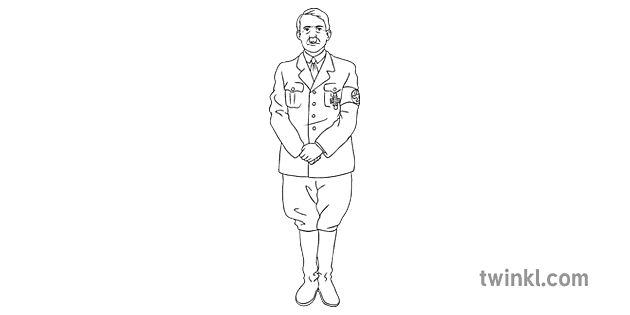 adolf hitler history holocaust nazi germany wwii secondary bw rgb ...